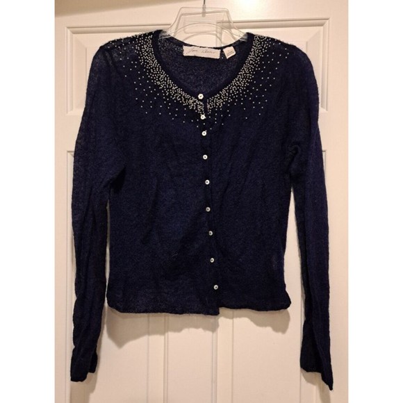 Jane Wheeler | Sweaters | Jane Wheeler Anthropologie Seed Pearl ...